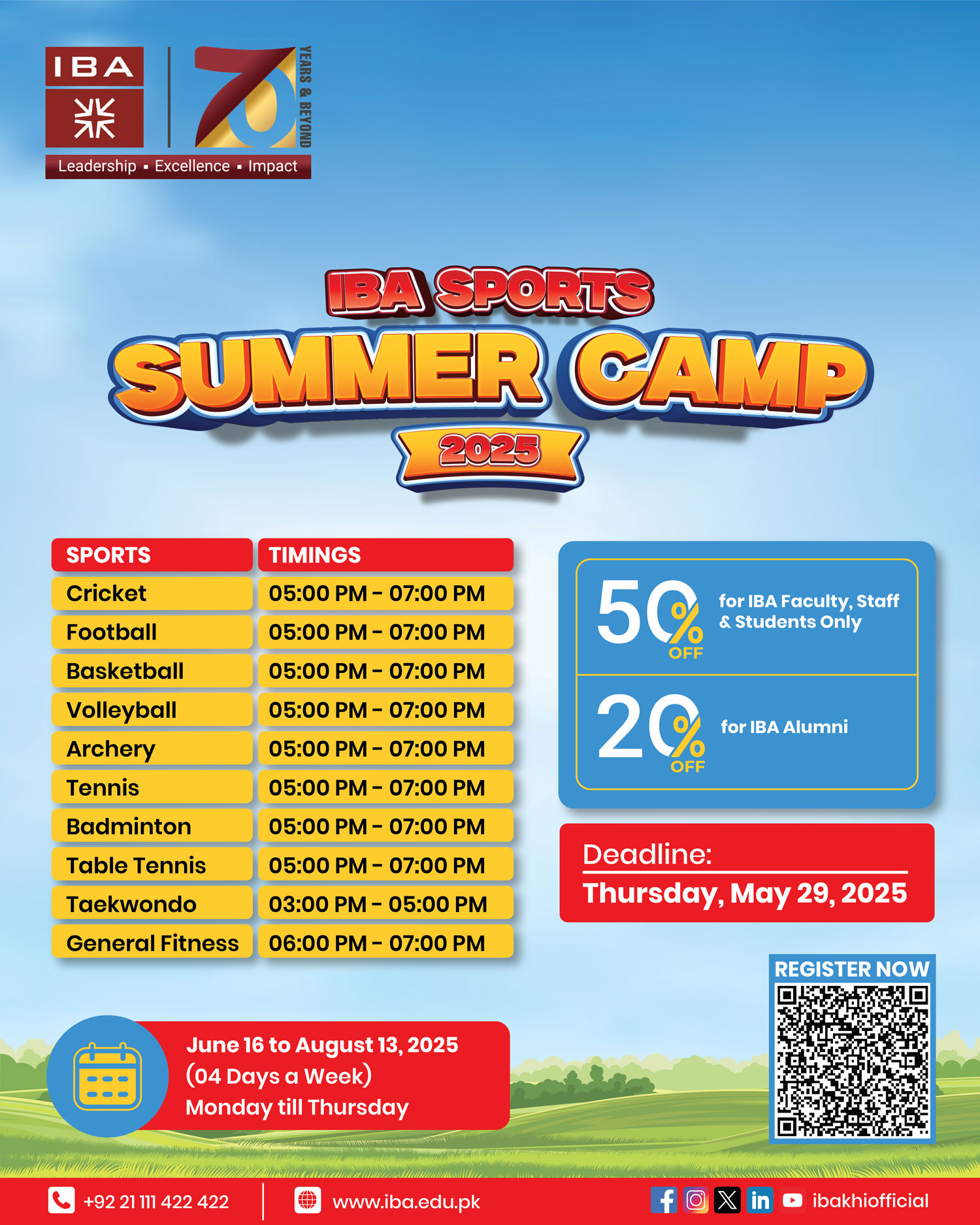 IBA Sports Summer Camp